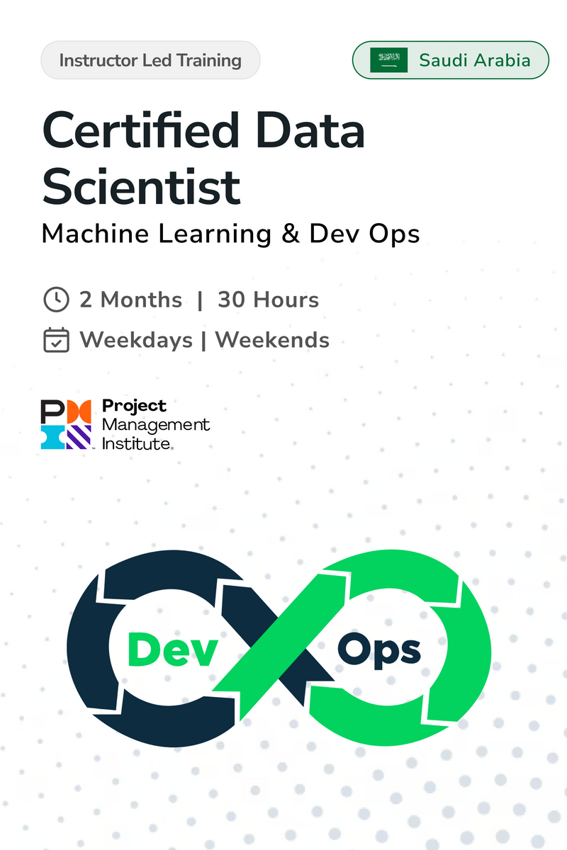 Certified Data Scientist - Machine Learning & Dev Ops in Saudi Arabia | Certification Course ...