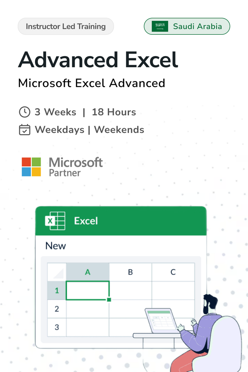 Microsoft Advanced Excel in Saudi Arabia – Team Academy Saudi