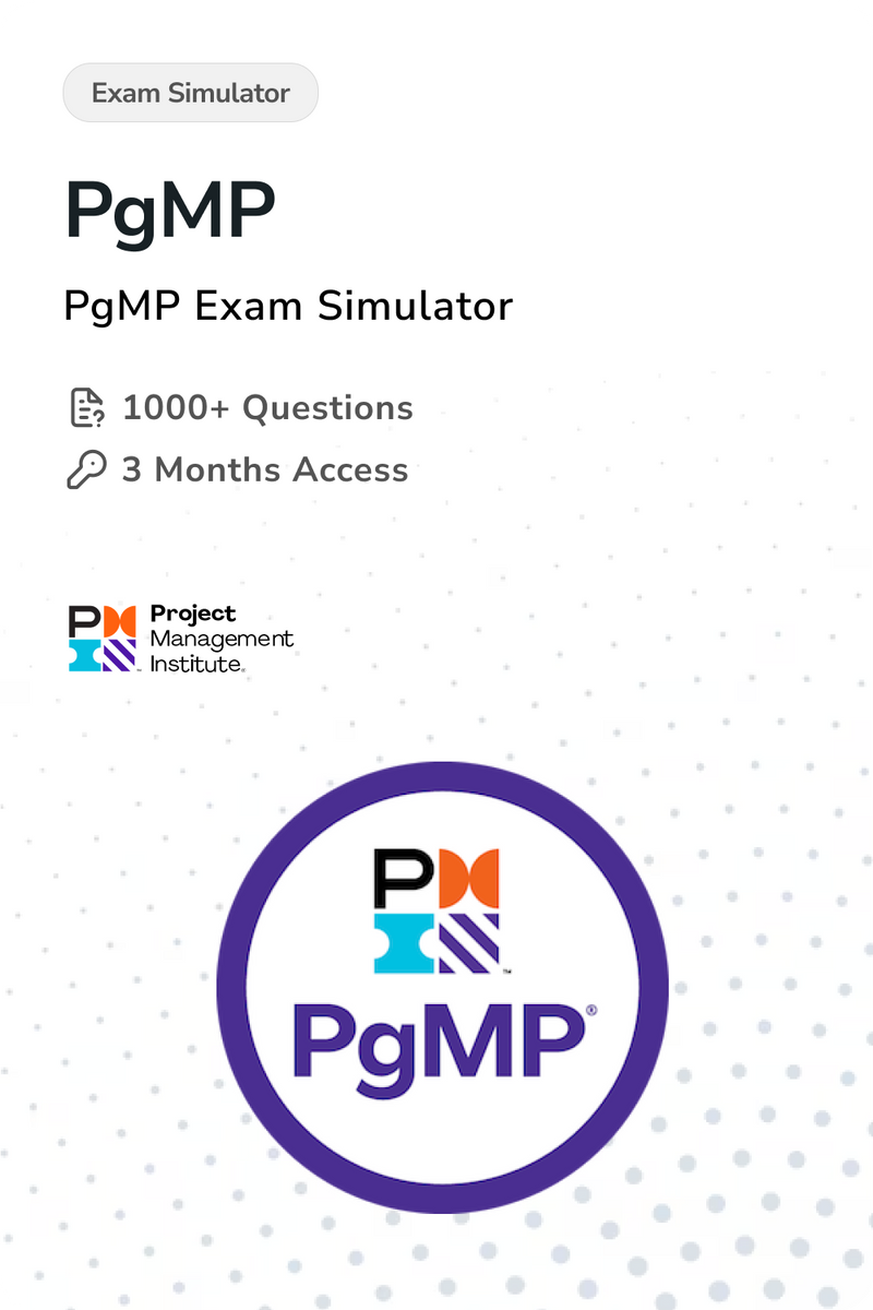 PgMP Certification Exam Simulator in Saudi Arabia | Team Academy – Team ...