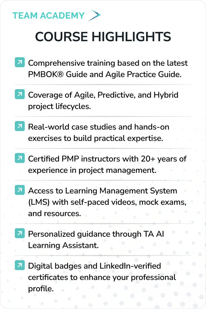 PMP Certification Course in Saudi Arabia | Best PMP Exam Training in ...